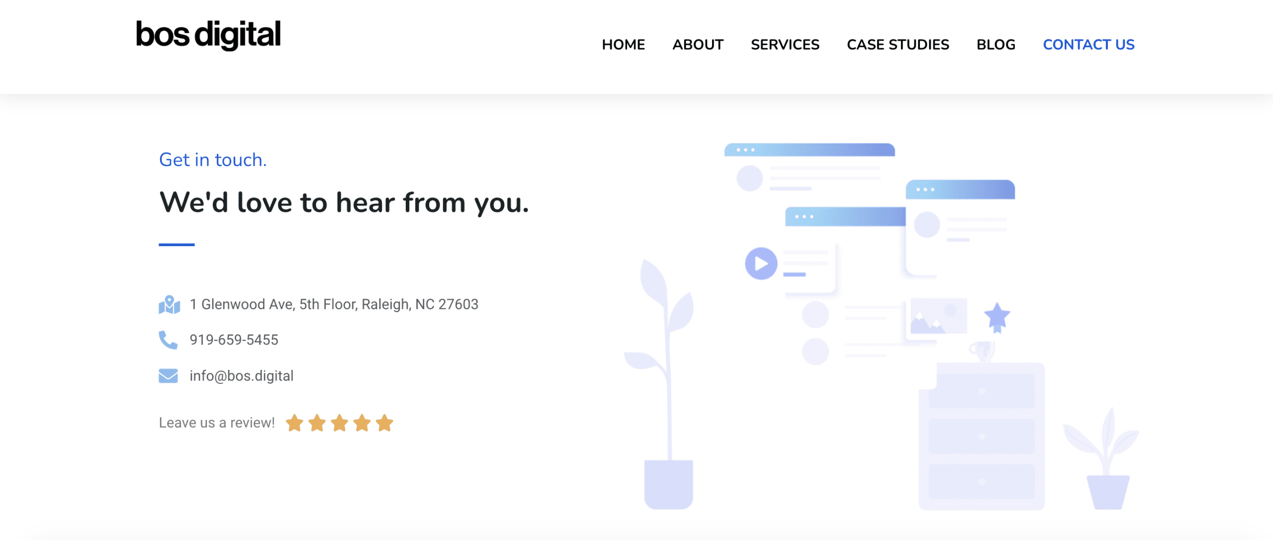 BOS Digital | Digital Marketing | Let Us Know How We Can Help
